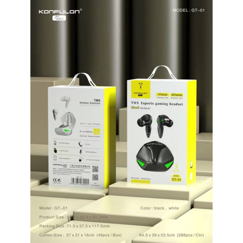 GT01 GT-01 Gaming Air pod airphone earphone